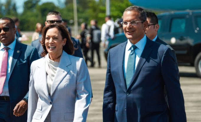 Kamala Harris en su primera visita a Puerto Rico